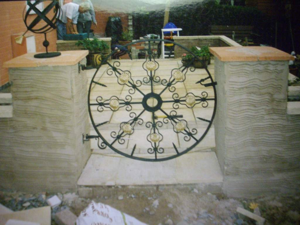 Bespoke Garden Gates and Railings Double Single Round Gate Mid Wales ...